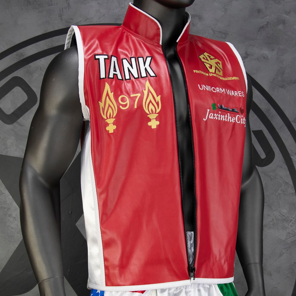 Personalised Boxing Vests, Jackets and Singlet’s | Custom Fightwear ...