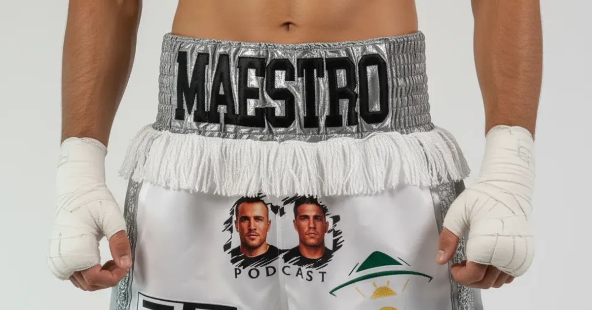 Custom Boxing Shorts | COTTO Design White Satin with Silver Trims ...