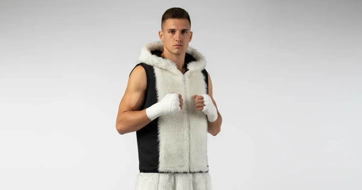 White Fur Boxing Club Kit with Roman Gladiator Skirts | Gallery | Full ...